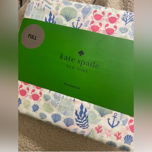 kate spade | Bedding | Nwt Kate Spade 225 Beach Themed Full Sized Bed ...